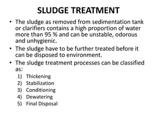 Presentation 5- Sludge Treatment.pptx