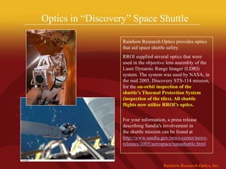 Rainbow Research Optics, Inc. | PPT