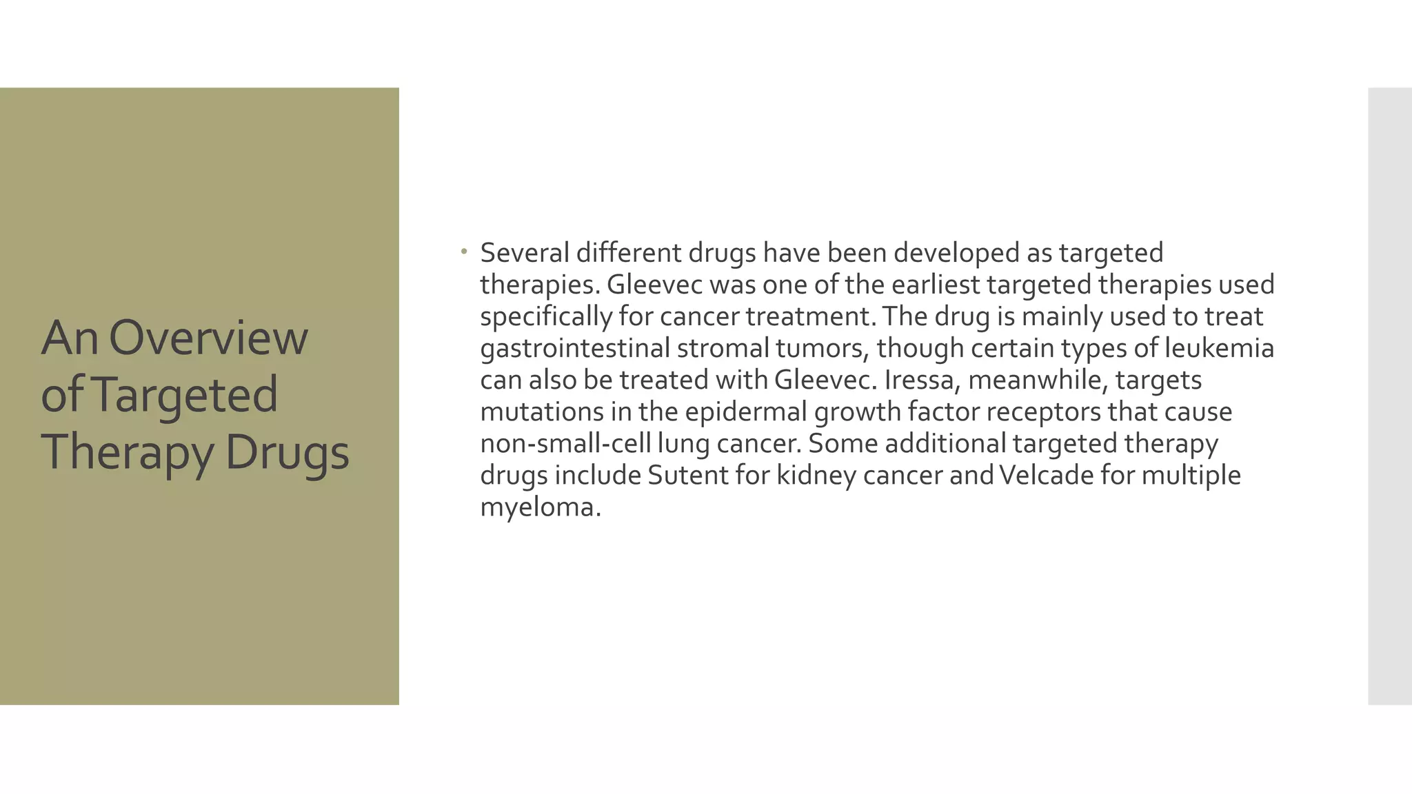 An Overview of Targeted Therapy Drugs | PPT | Free Download