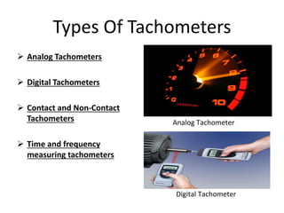 Tachometer | PPTX | Physics | Science