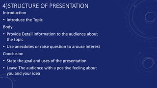 Oral Presentation | PPTX