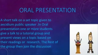 Oral Presentation | PPTX