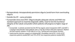 Interpretation of Oliguria in critically ill patients | PPTX