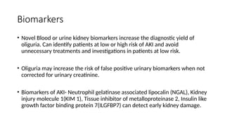 Interpretation of Oliguria in critically ill patients | PPT