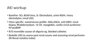 Interpretation of Oliguria in critically ill patients | PPT