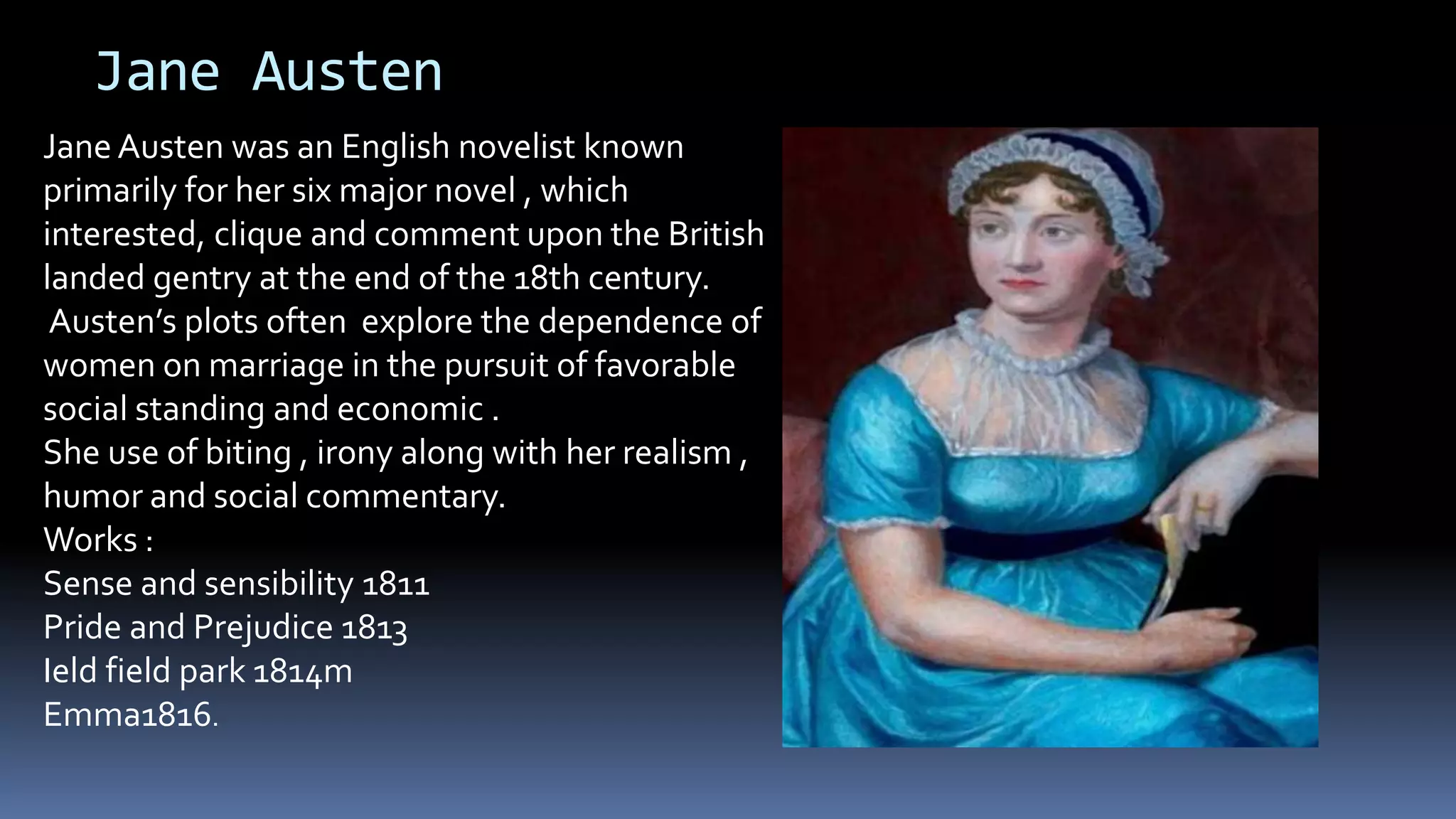 Romantic Age , paper No 5 , sense and sensibility. | PPTX | Fiction ...