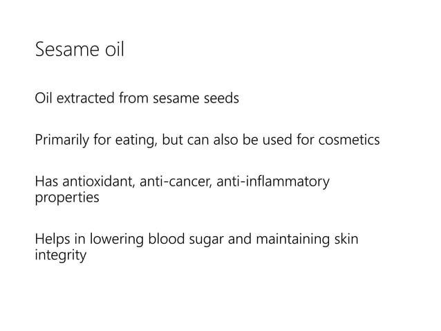 Daily sesame oil supplement attenuates joint pain by inhibiting ...
