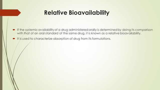 Drug Bio-availability.pdf | Free Download