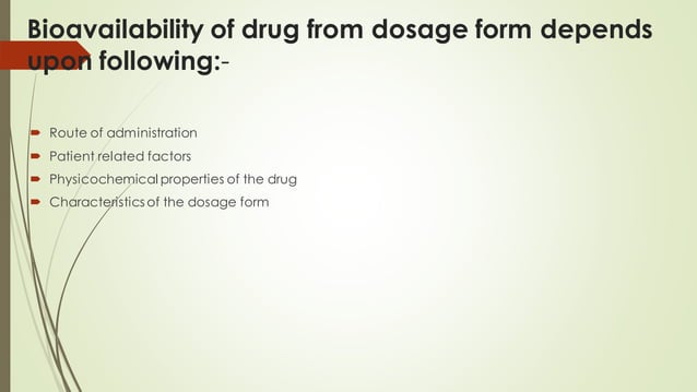 Drug Bio-availability.pdf | Free Download