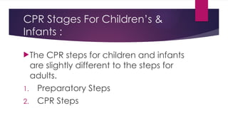 Cpr presentation for bsc nursing students | PPTX