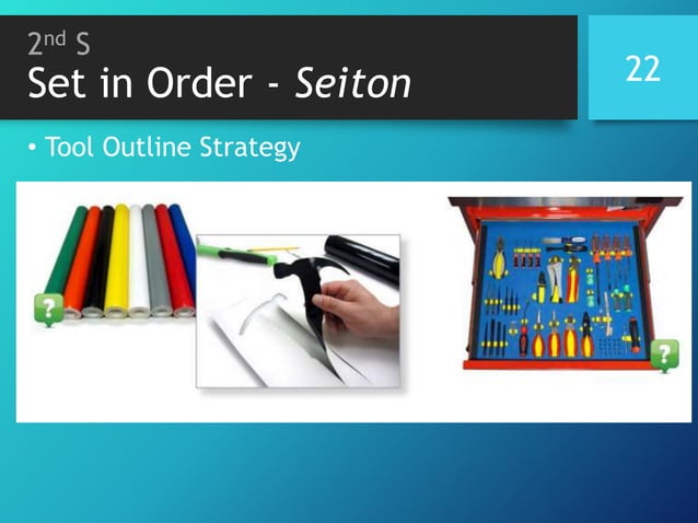 Presentation 5 S workplace organization methodology | PPTX