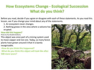 Ecosystems Science Kids | PPTX