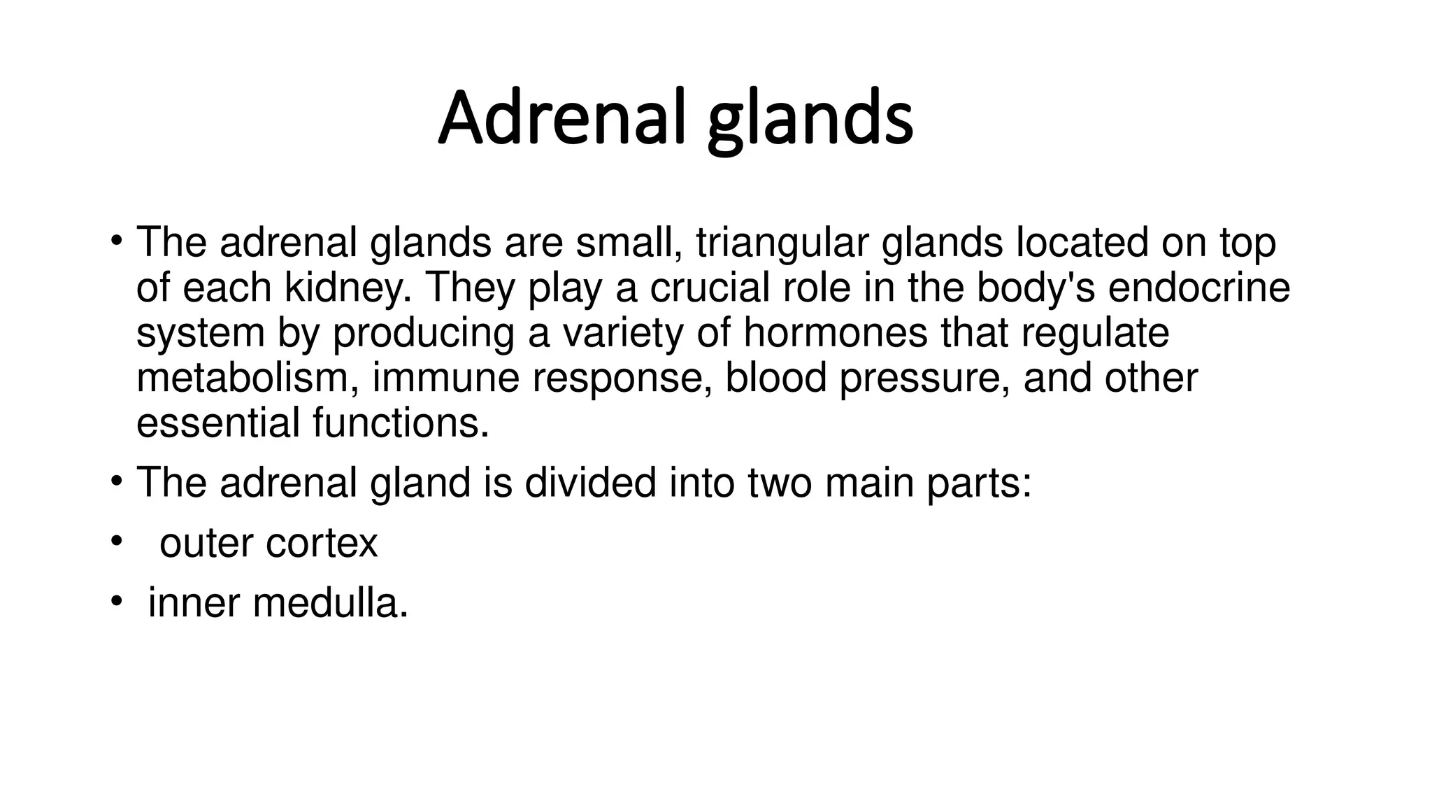 Presentation (6)-1.pptx Adrenal Gland Anatomy | PPTX