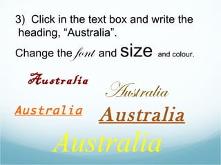 Powerpoint: "How to make the first page" | PPT