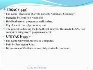 Evolution & History of Computers | PPT