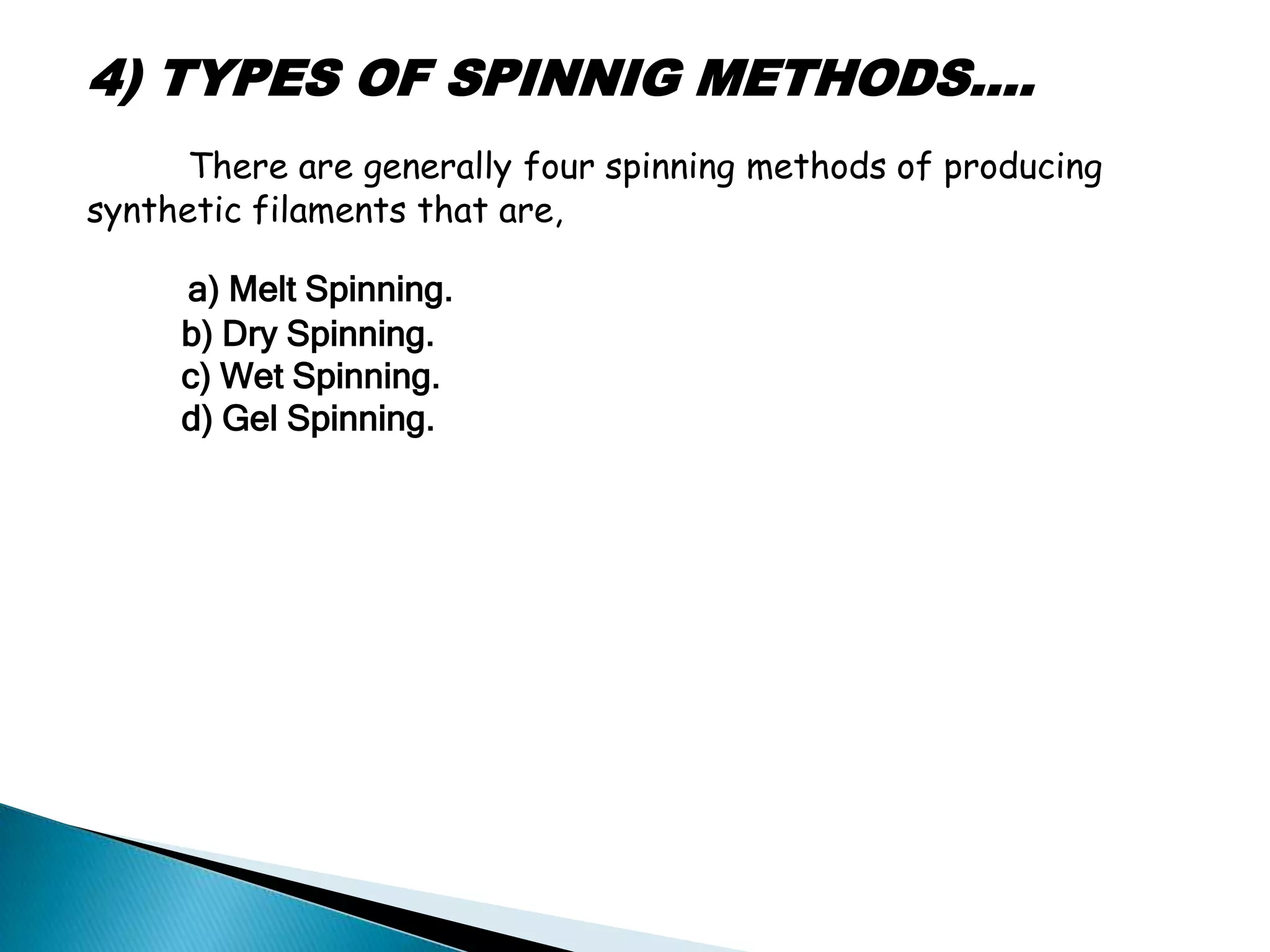 METHOD OF SPINNING | PPTX