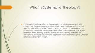What Is Systematic Theology? | PPTX