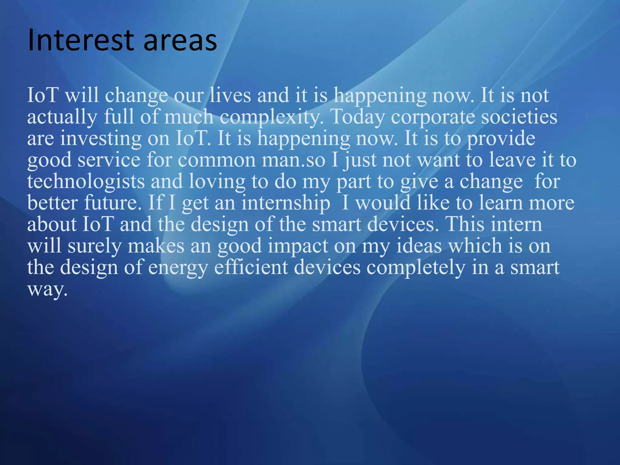 Internet of Things | PPT
