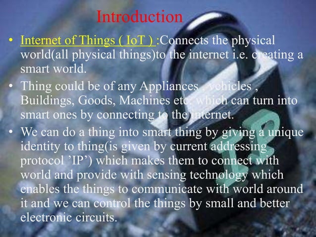 Internet of Things | PPT