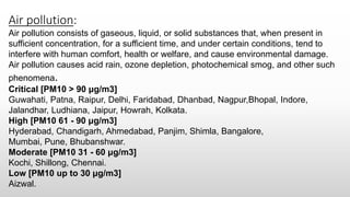 casestudy on pollution | PPTX