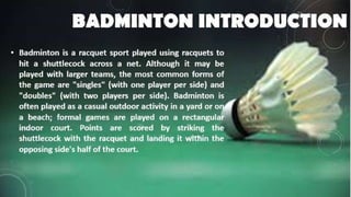 Badminton | PPTX