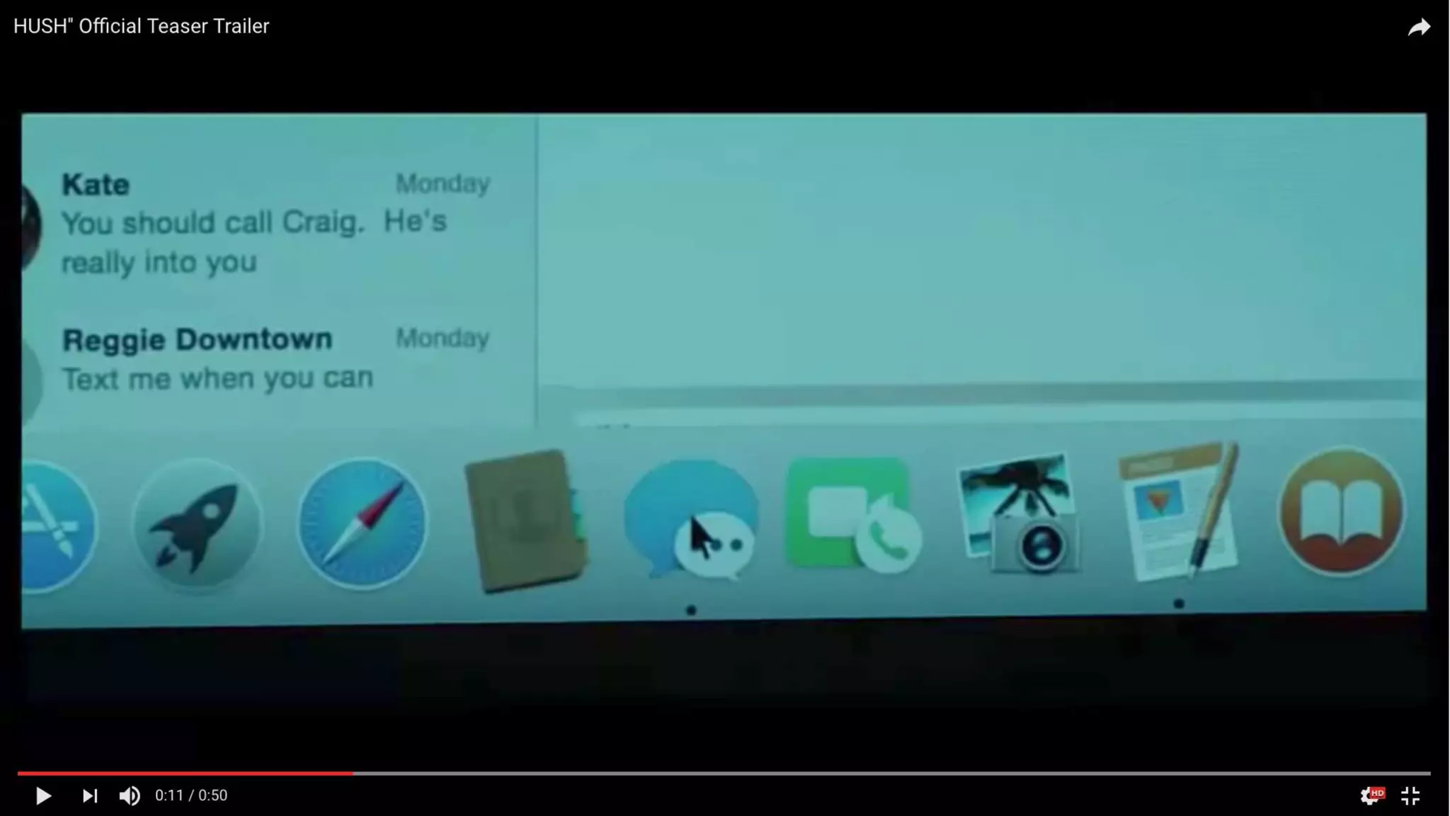 Hush frame by frame analysis | PPTX