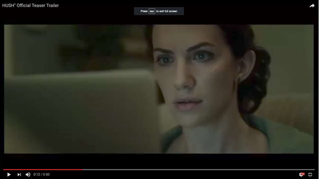 Hush frame by frame analysis | PPTX