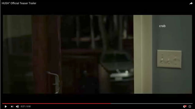 Hush frame by frame analysis | PPTX