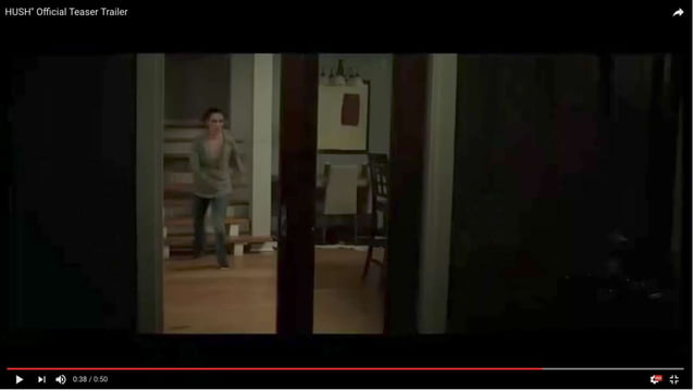 Hush frame by frame analysis | PPTX