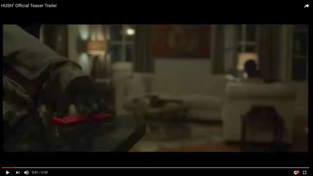 Hush frame by frame analysis | PPTX