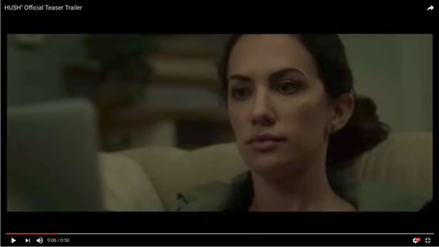 Hush frame by frame analysis | PPTX