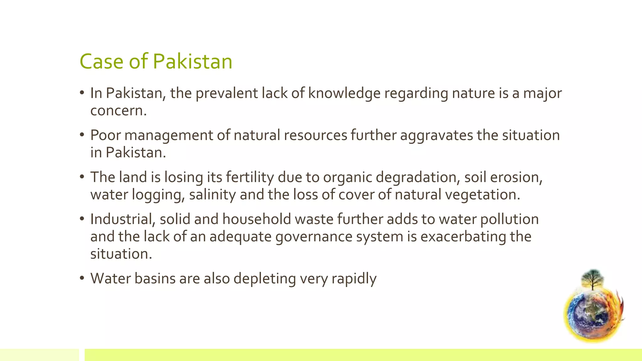 Plastic Pollution and Pakistan | PPTX | Environmental Services Industry ...