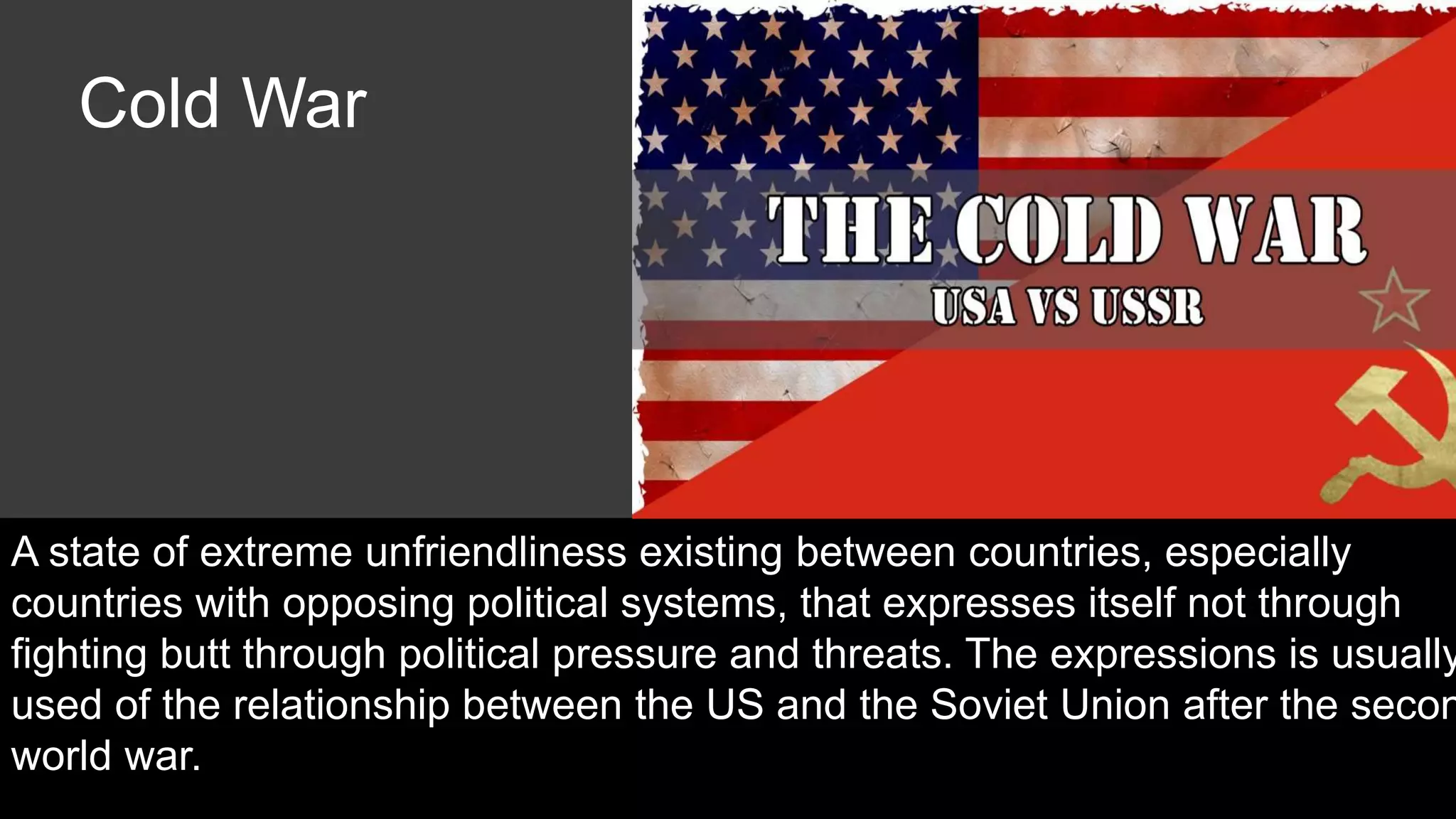 Cold war (1945-1990) | PPT