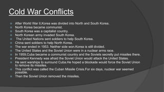 Cold war (1945-1990) | PPTX