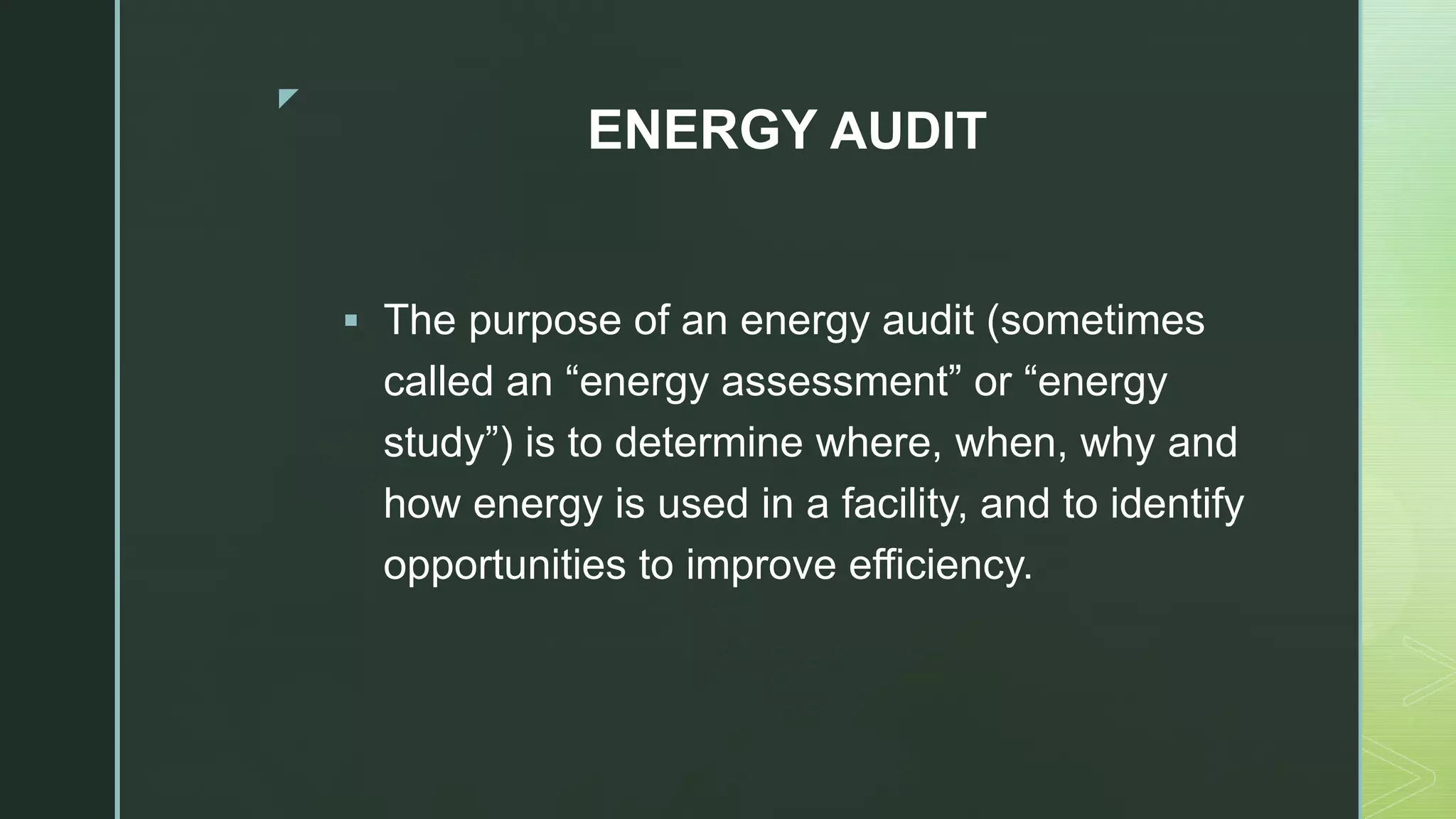 ENERGY AUDIT | PPTX | Gas and Electric | Home Utilities
