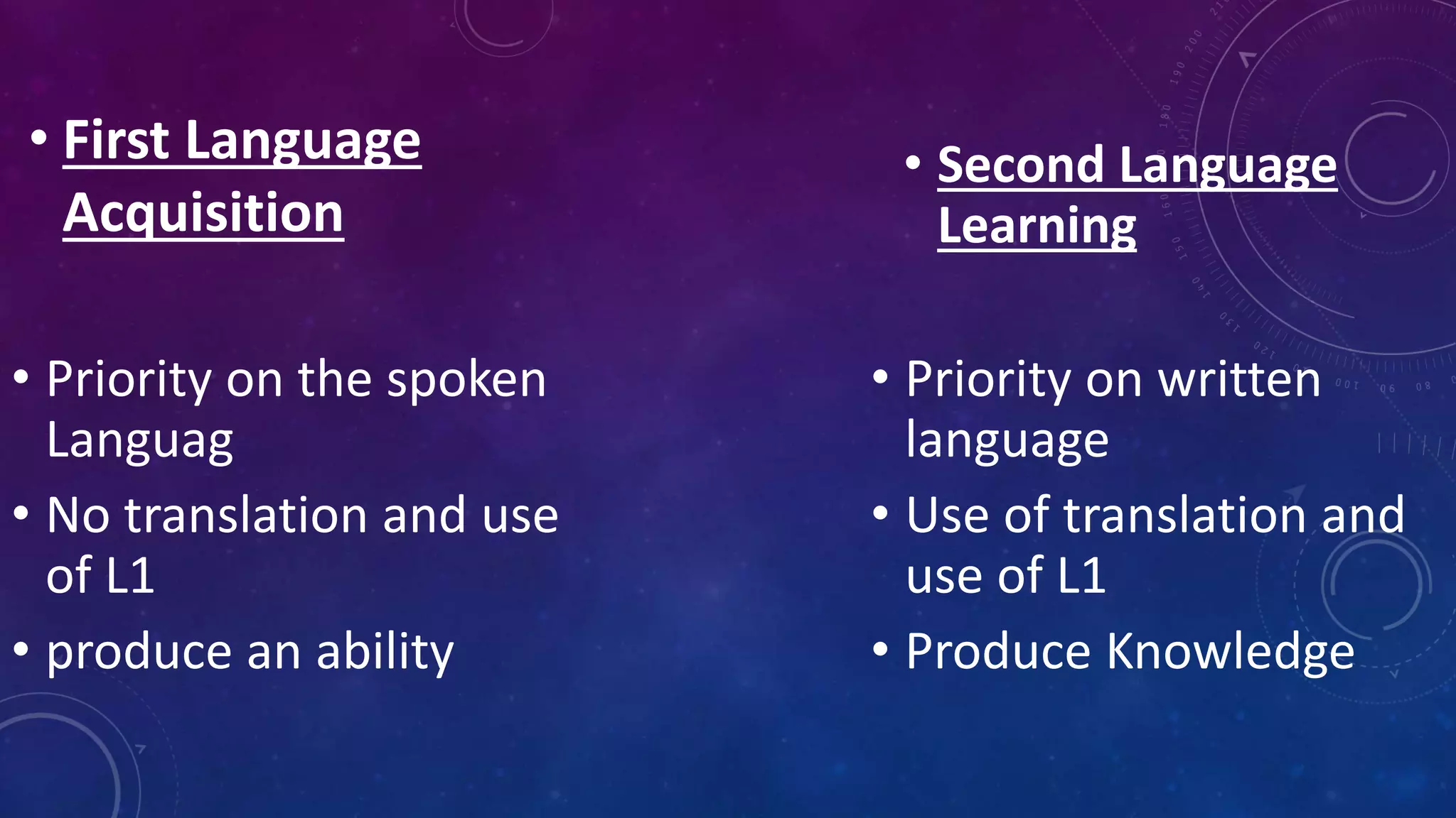 first language vs second language | PPTX