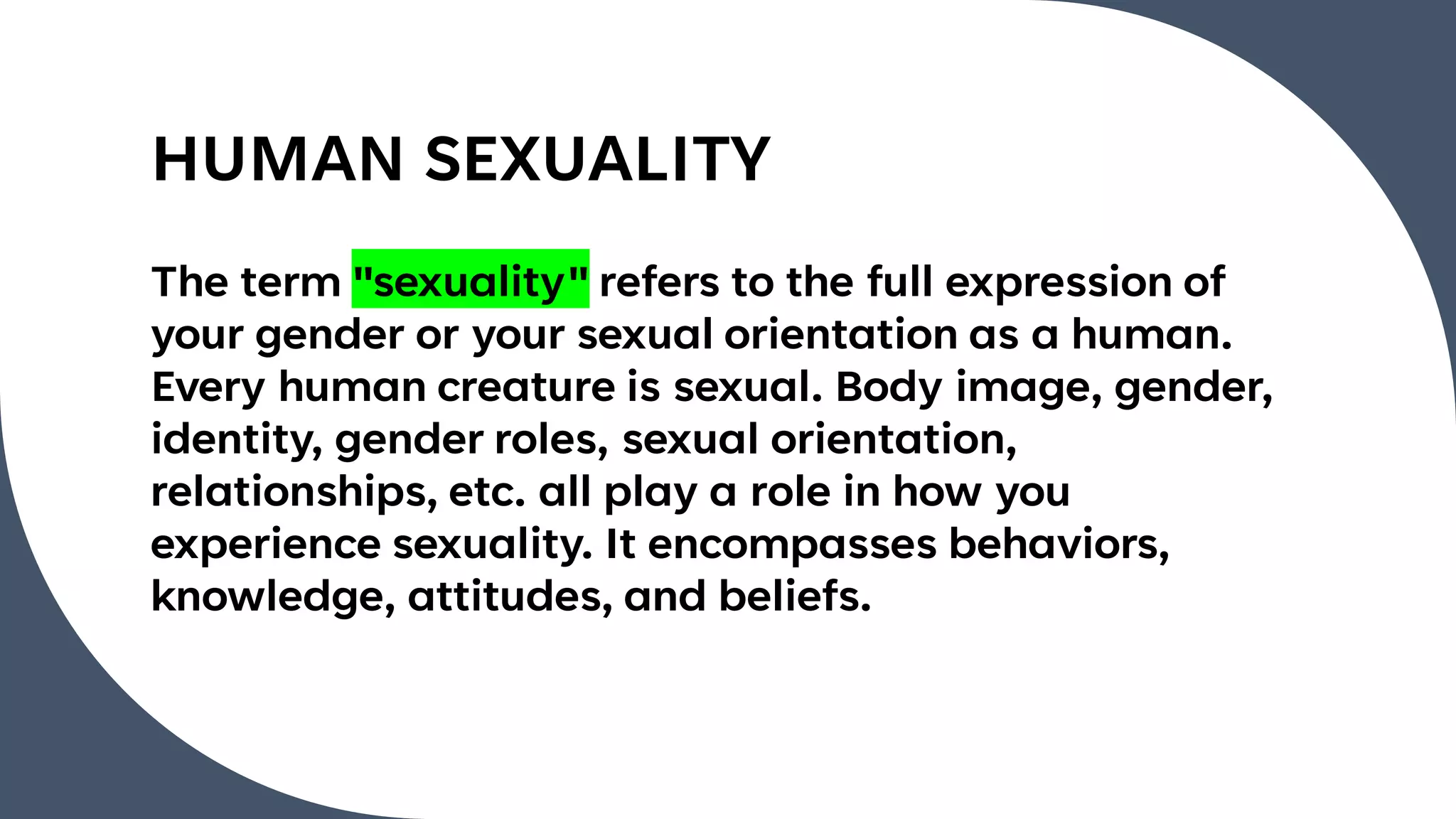 Human sexuality | PDF