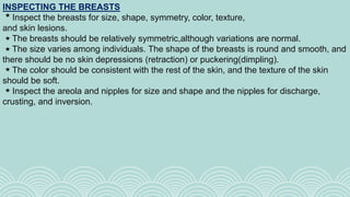 Assesment of breast and axilla | PPTX