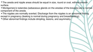 Assesment of breast and axilla | PPT