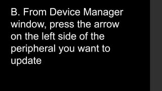 Installing Device driver | PPTX