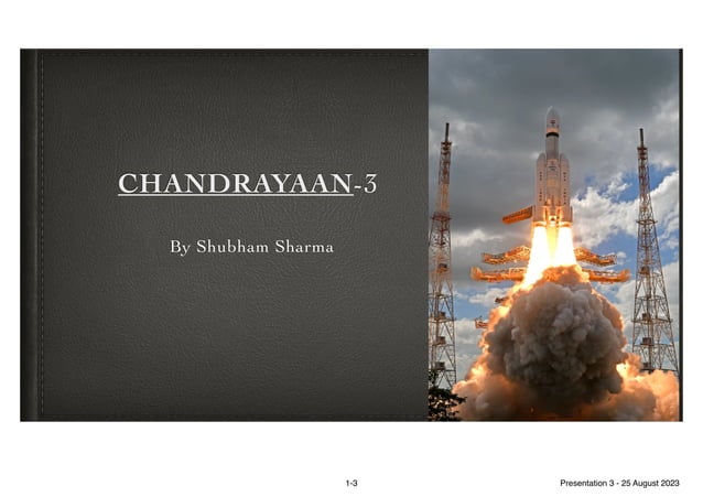 Chandrayaan 3 | PDF | Space and Astronomy | Science