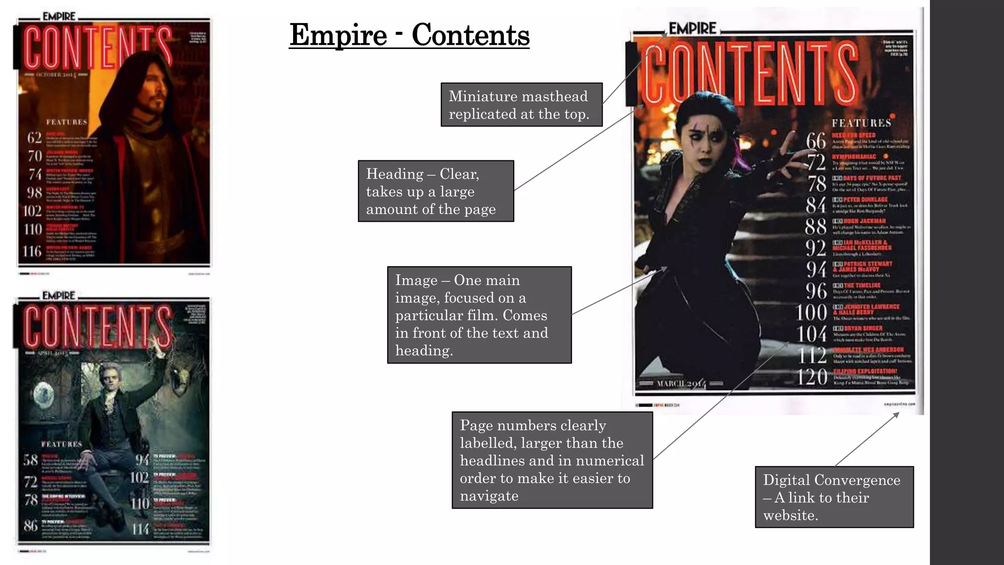 Codes and Conventions of Film Magazines | PPT | Free Download