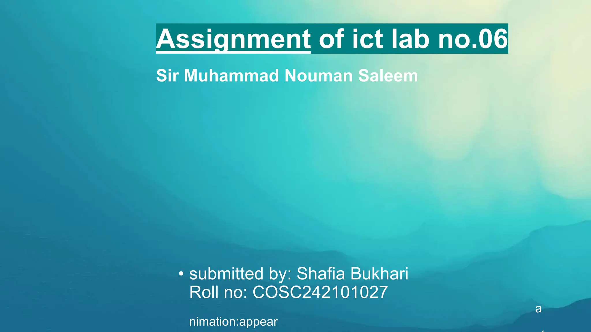 Program of lab manual 6 of B's computer science | PPTX