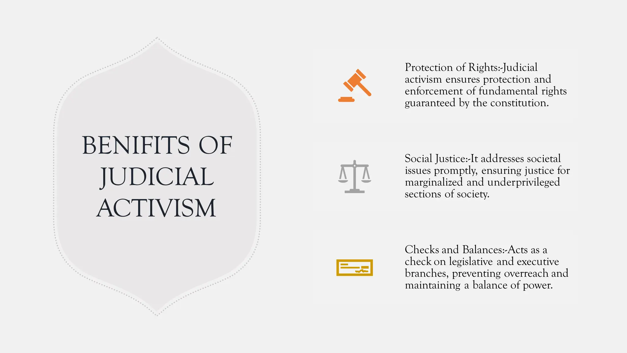 Presentation of judicial review and judicial activism | PDF