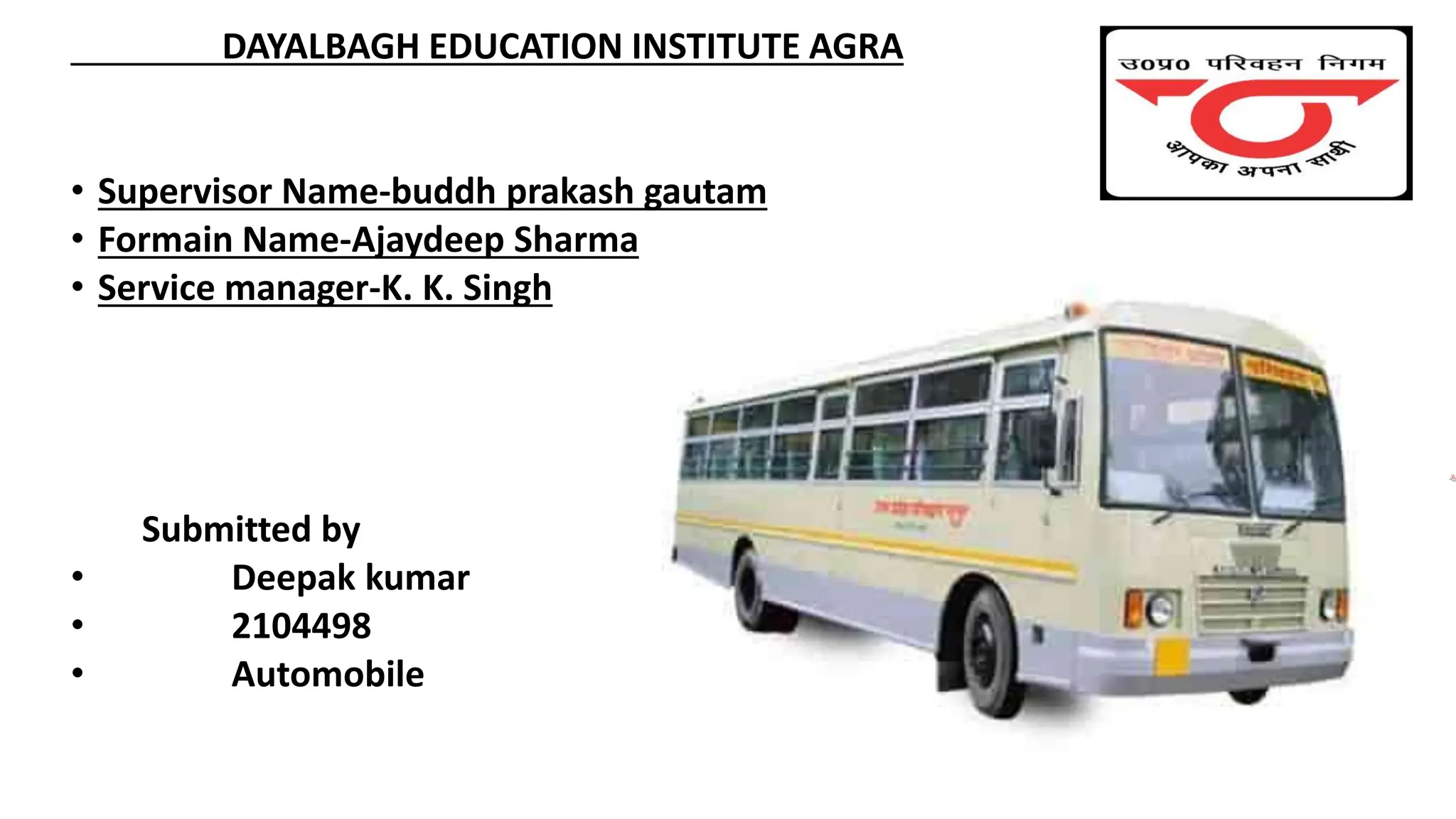 ISBT Agra Bus training Presentation .pptx