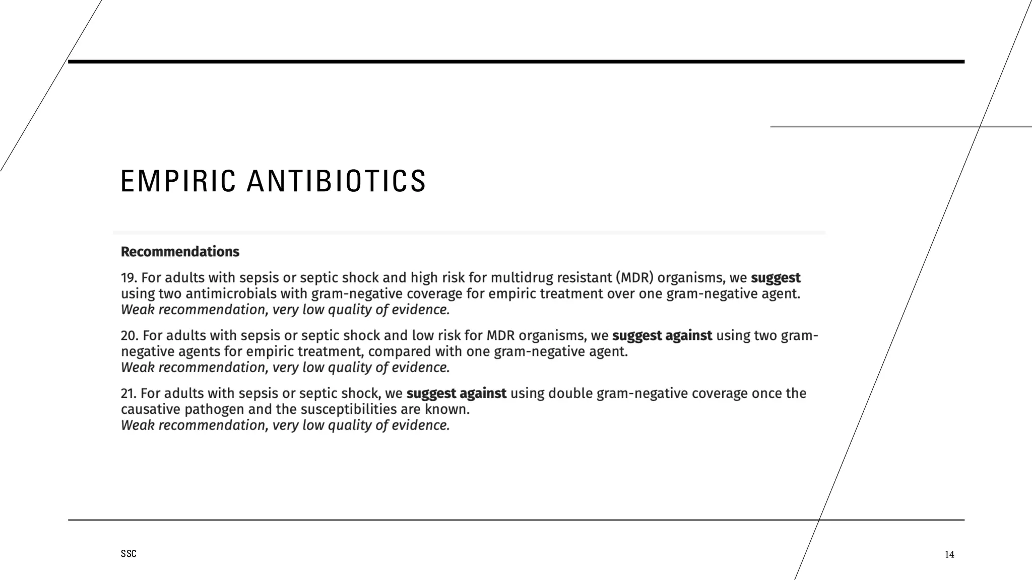 A Review of Surviving Sepsis Campaign: International Guidelines for ...