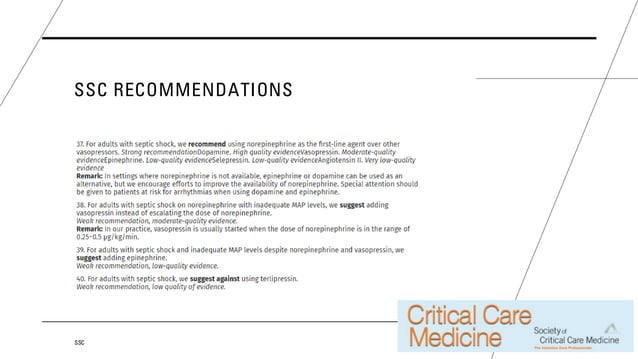 A Review of Surviving Sepsis Campaign: International Guidelines for ...