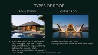 Presentation on roofing materials and their uses | PPTX