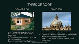 Presentation on roofing materials and their uses | PPTX