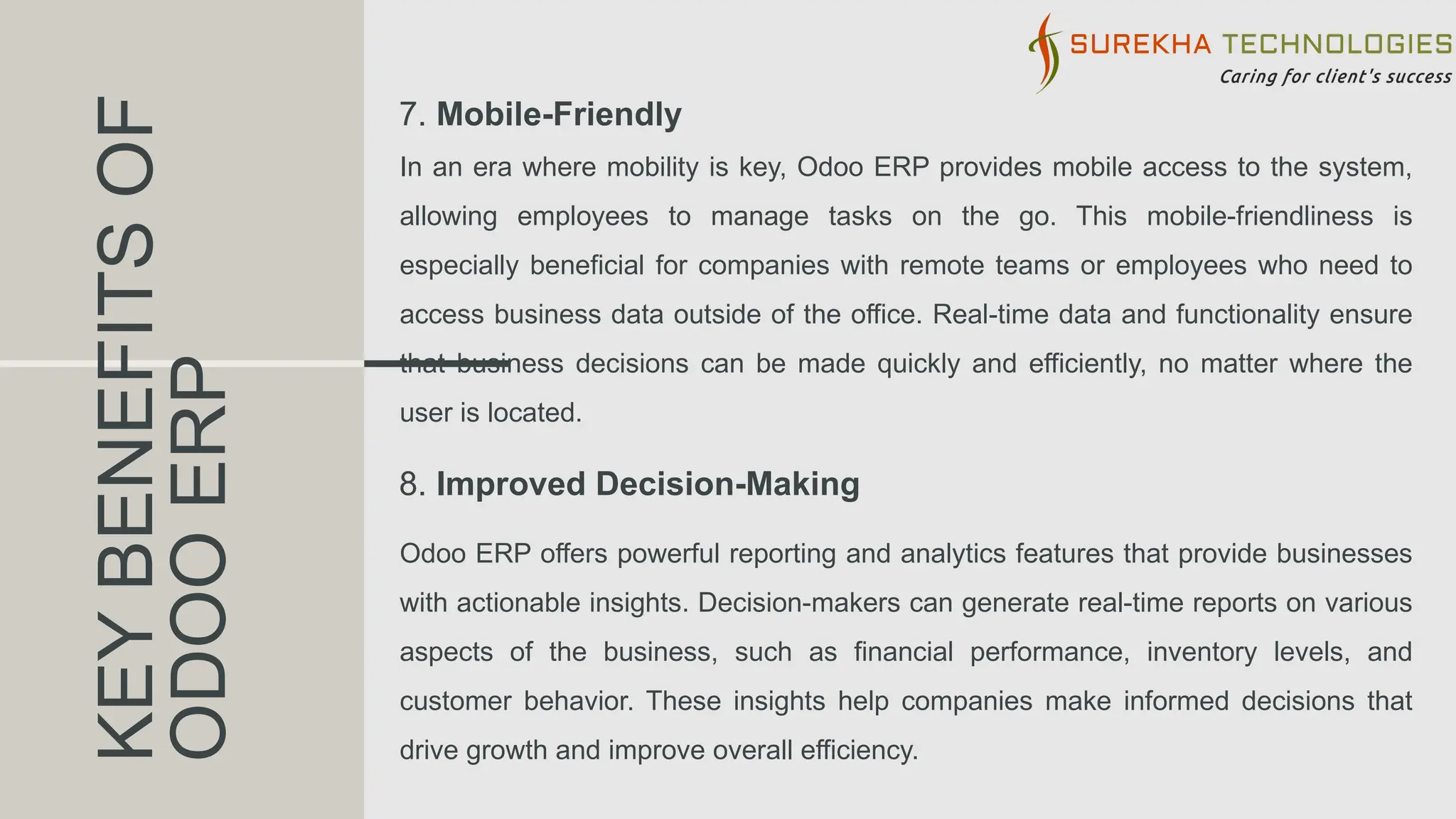 Odoo ERP Benefits and the Future of Enterprise Resource Planning | PPT